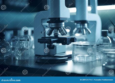 Microscope Research Science Medicine Background Stock Illustration Illustration Of Science