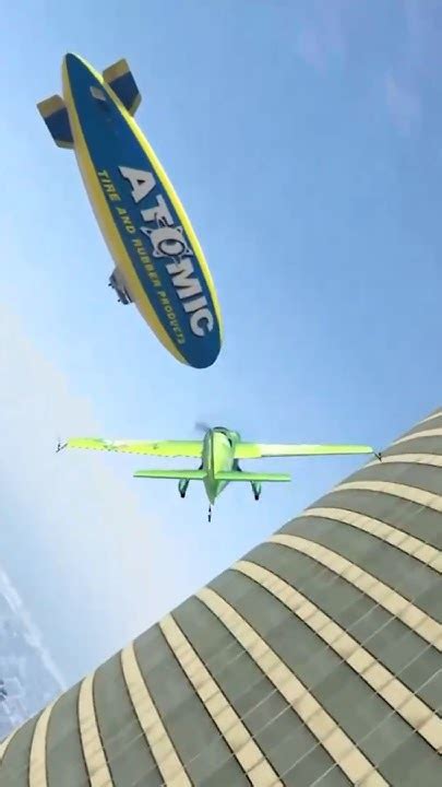 جی تی ای ۵؛ با هواپیما روی بلیمپ فرود اومدیم😎💪 Youtube