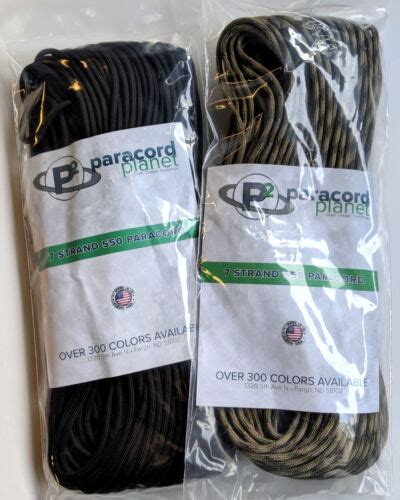 Paracord Planet 550 And 750 Milspec Paracord Mil C 5040h Certified