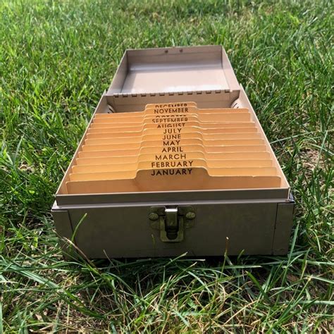 Address File Box Etsy