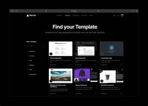 Introducing The Vercel Templates Marketplace Vercel