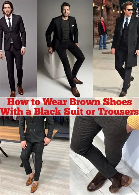 Wedding Black Suit Brown Shoes 60 Photos