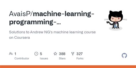 Github Avaispmachine Learning Programming Assignments Coursera Andrew Ng Solutions To Andrew