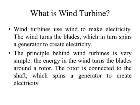 Windmill Construction And Its Working Principles PPTX