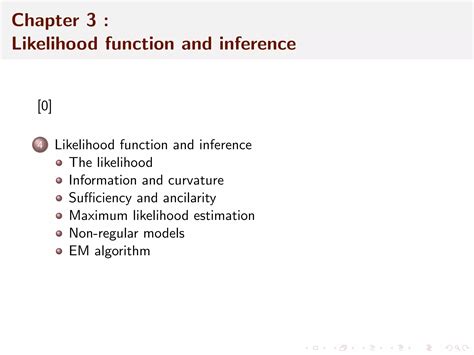 statistics 1 estimation chapter 3 likelihood function and