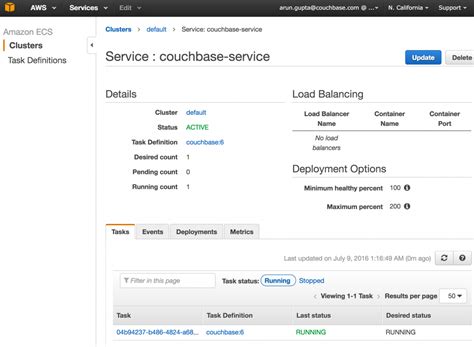 couchbase docker container on amazon ecs java code geeks