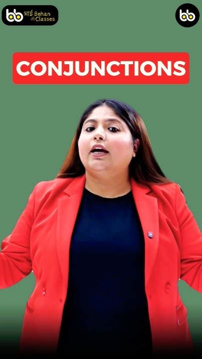 Conjunctions English Grammar Bhaibehankiclasses Youtube