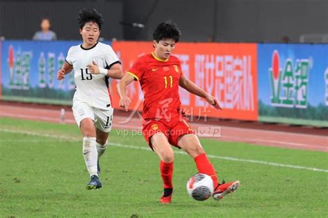 福建厦门巴黎奥运会女足亚洲区预选赛中国队战平韩国队 人民图片网