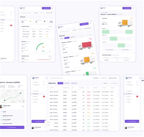 ↗️ Wayels Modern Courier System Dashboard Ui Design 12 Images Behance