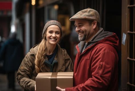 Premium Ai Image Package Transportation Postal Shipments Logistics