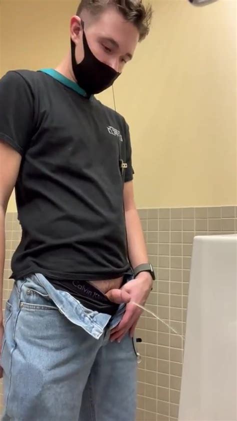 Young Guys Young Guy Showing Off His Softie At