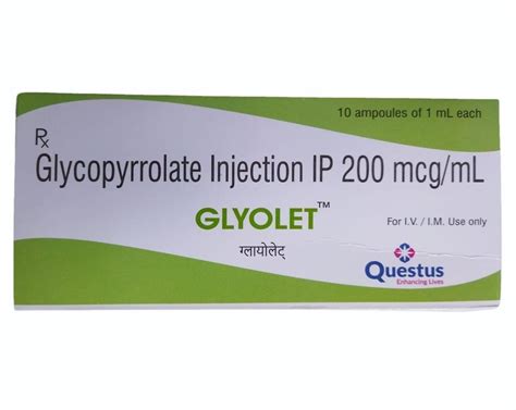 Glycopyrrolate Injection Pyrolate Injection Latest Price Manufacturers And Suppliers