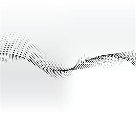 Abstract Particles Wave Style On Background 23102788 Vector Art At Vecteezy