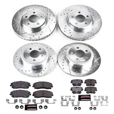 Powerstop Challenger Z23 Evolution Sport Brake Rotor And Pad Kit Front