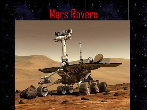 Ppt Mars Rovers Powerpoint Presentation Free Download Id 5249521