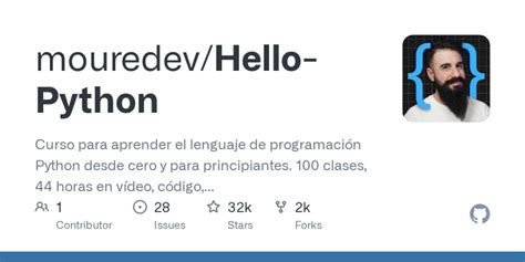 Github Mouredevhello Python Curso Para Aprender El Lenguaje De