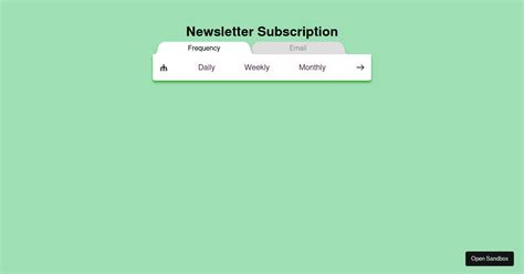 React Emotion Multi Step Form Subscription Form Forked Codesandbox