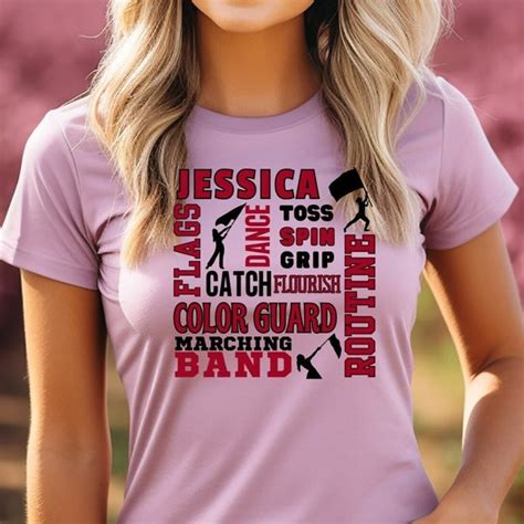 Color Guard Shirts Etsy