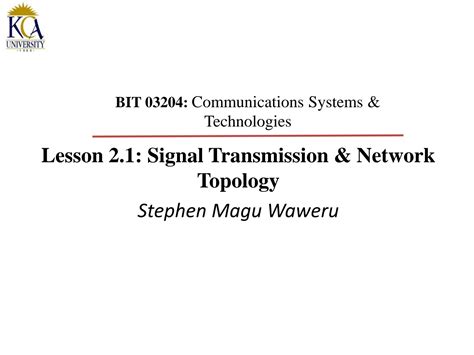Solution L2 1 Signal Transmission Network Topology Studypool