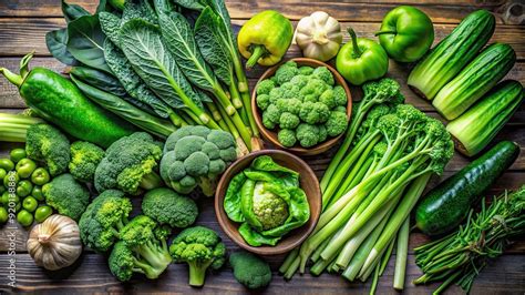Of Vitamin K Rich Green Vegetables In A Fresh And Colorful Design
