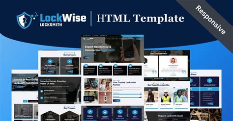 Lockwise Locksmith And Security Systems Html5 Website Template