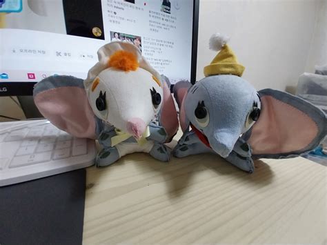 빈티지 덤보 인형 콜리 Colley