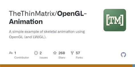 Github Thethinmatrixopengl Animation A Simple Example Of Skeletal