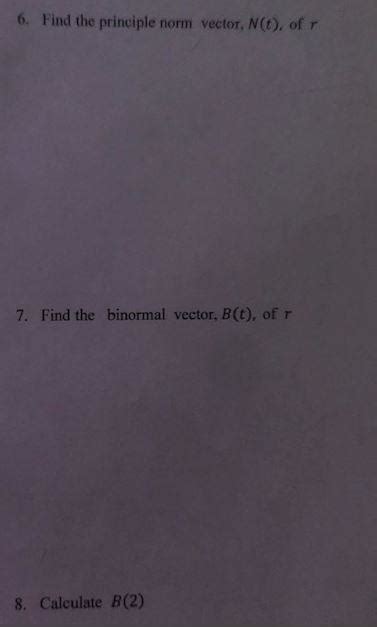 Solved Problem 1 Given The Following Vector Valued Function