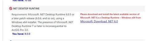 Arcgis Pro Software Requirements Check Says Net D Esri Community