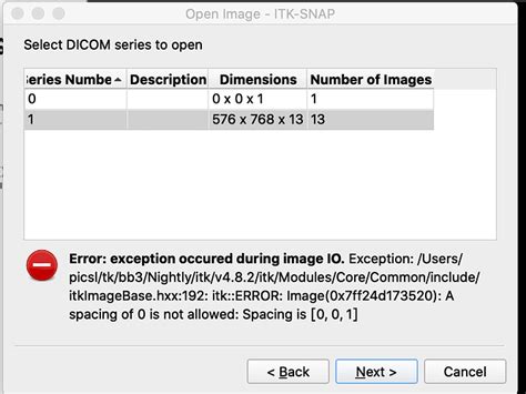 How To Solve Error Exception Occured During Image IO Beginner Questions ITK