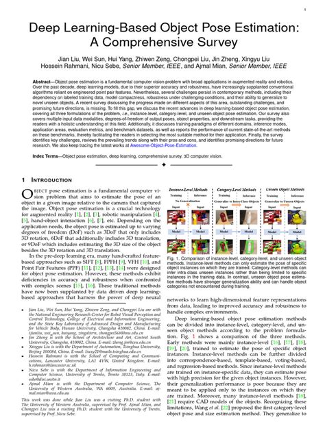 Deep Learning Based Object Pose Estimation Pdf 3 D Computer Graphics Deep Learning