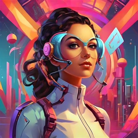 Premium Photo Scene Where Women Lead Technology Science For