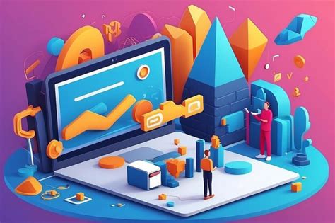 Premium Photo Seo Optimization 3d Render Cartoon Illustration