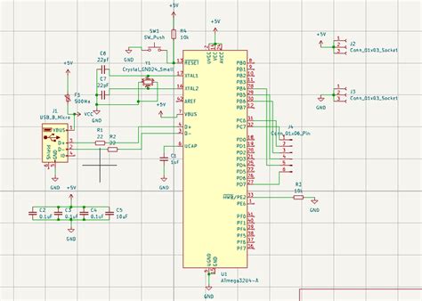 Atmega34u4 A Schematic Check 3rd Party Boards Arduino Forum