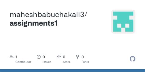 github maheshbabuchakali3 assignments1
