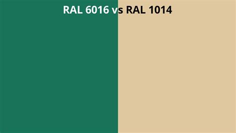Ral 6016 Vs 1014 Ral Colour Chart Uk