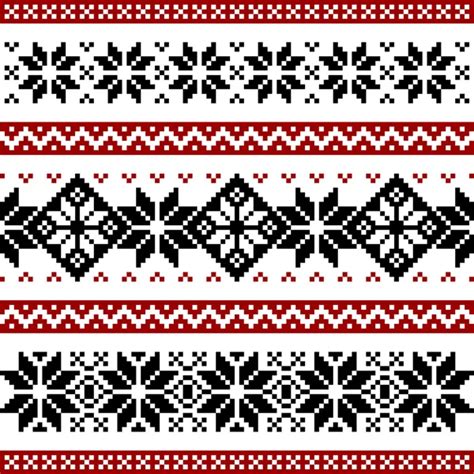 Nordic Snowflake Pattern ⬇ Vector Image By © Elakwasniewski Vector