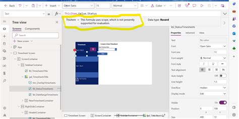 make a power apps timesheet app part 2