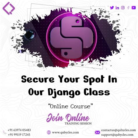 Qubycles On Linkedin Django Onlinecourse Codingjourney Softwaredevelopmentonlinecourses