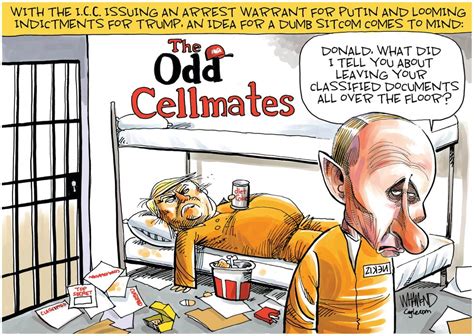 Cartoons About Donald Trumps Arrest Claims For Stormy Daniels Investigation