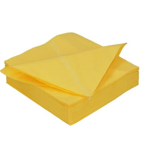 Didi Tissue Servet 40cm 2 Laags Geel