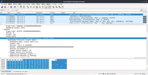 golangで作るquicプロトコル initial packetの送信まで
