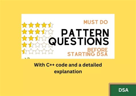Why Pattern Problems Are Essential Before Starting Dsa