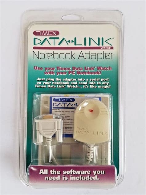Vintage Timex Microsoft Data Link Laptop Pc Notebook Adapter