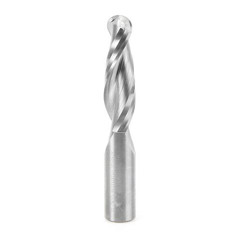 CNC Solid Carbide Up Cut Ball Nose Spiral Dia X X Shank Router Bit