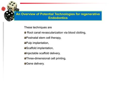 Regenerative Endodontics And Revascularization Pptx