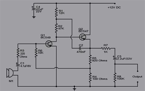 Skema Rangkaian Anti Feedback Mic