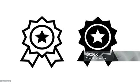 스탬프 또는 인감 아이콘입니다 축하 속성 메달 또는 리본 상 1에 대한 스톡 벡터 아트 및 기타 이미지 1 개념 개념과 주제 Istock