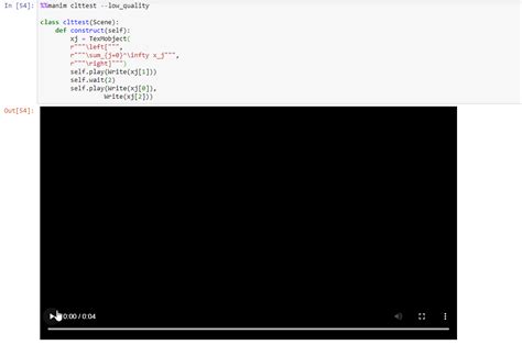 problems with sum · issue 16 · krassowski jupyter manim · github