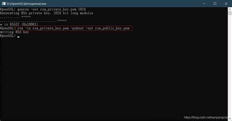 Windows平台使用openssl工具生成rsa公私钥（pkcs1 格式）and Pkcs1 格式 转换为 Pkcs8 格式windows生产rsa密钥 Pkcs8 Csdn博客